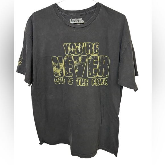 Ranger Up | Shirts | Aged Ranger Up Youre Never Out Of The Fight Full ...